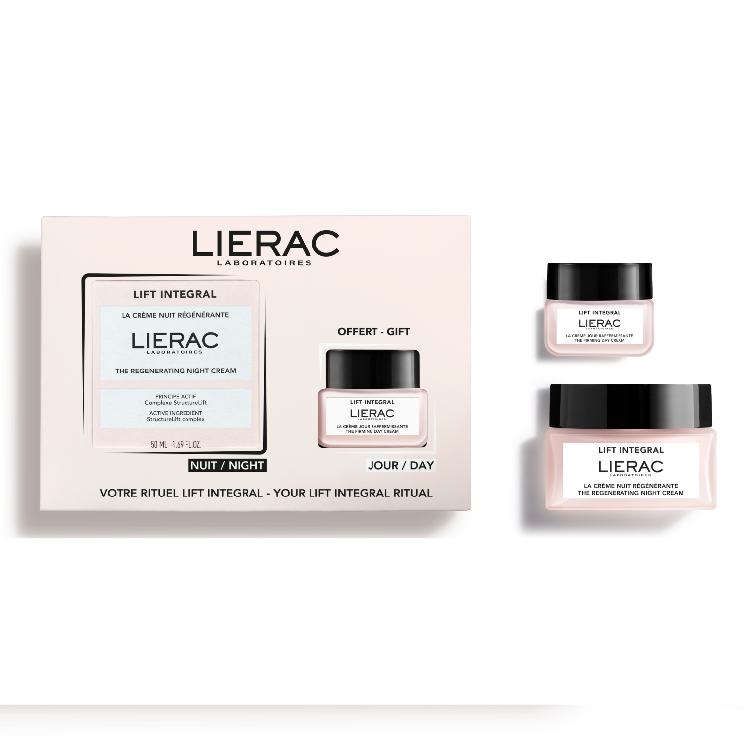 LIERAC LIFT INTEGRAL Zestaw krem na noc 50 ml + krem na dzień- 20 ml ...